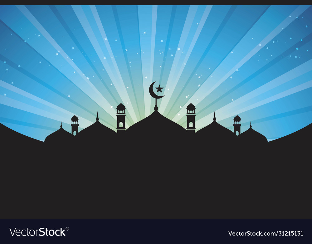 Moslem background Royalty Free Vector Image - VectorStock