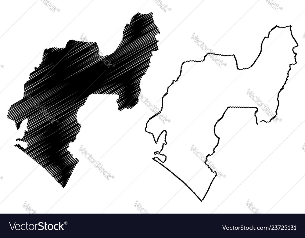 Ondo state map Royalty Free Vector Image - VectorStock