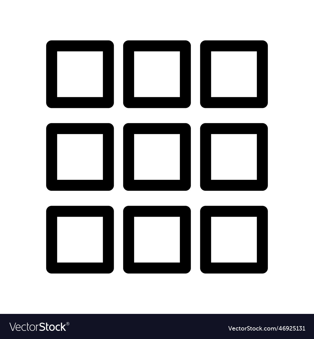 Simple menu icon or menu interface Royalty Free Vector Image