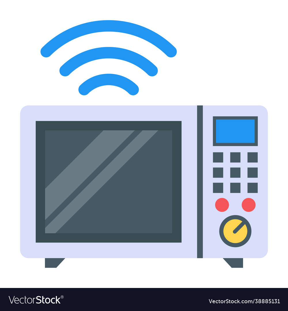 Smart oven Royalty Free Vector Image - VectorStock