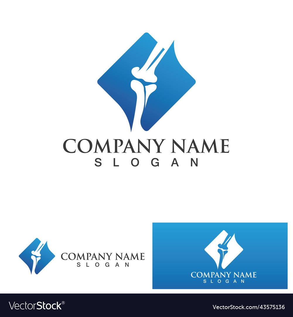 Bone logo template Royalty Free Vector Image - VectorStock