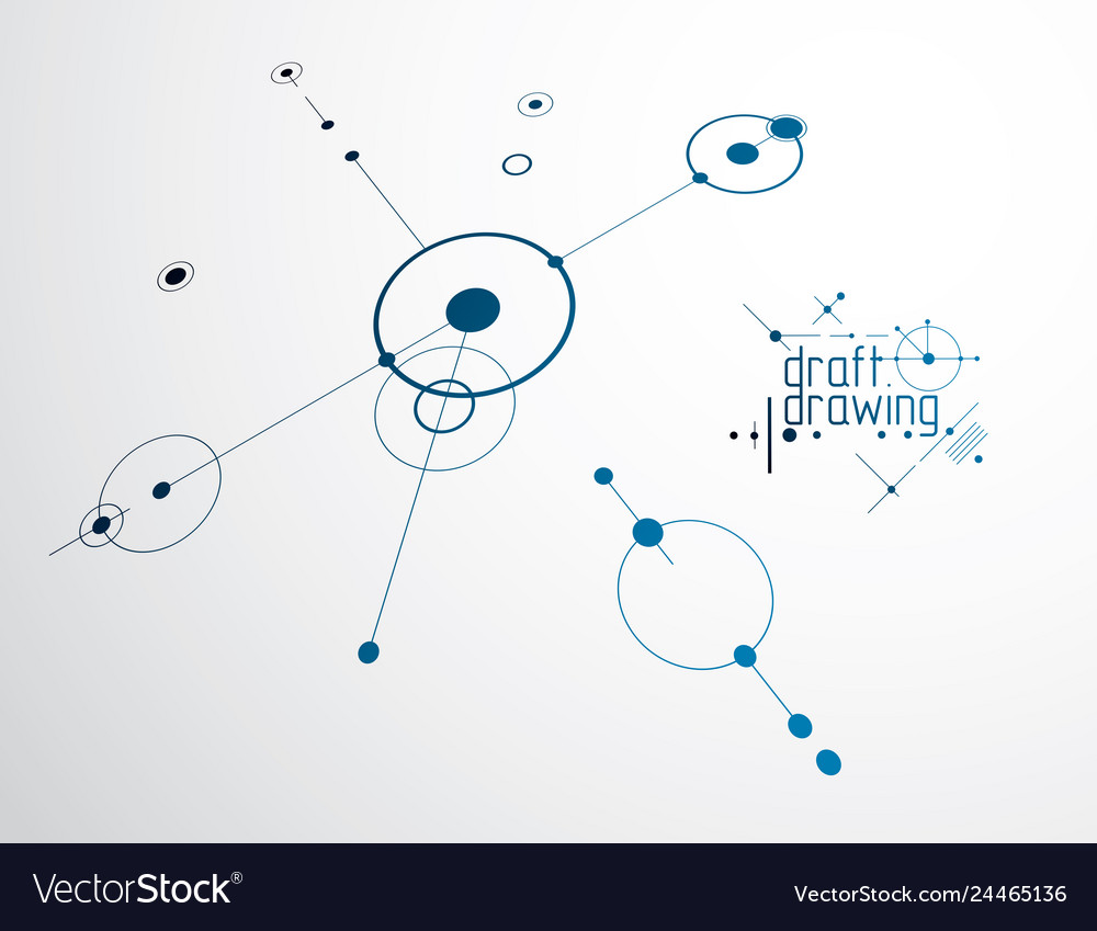Engineering technological wallpaper made Vector Image