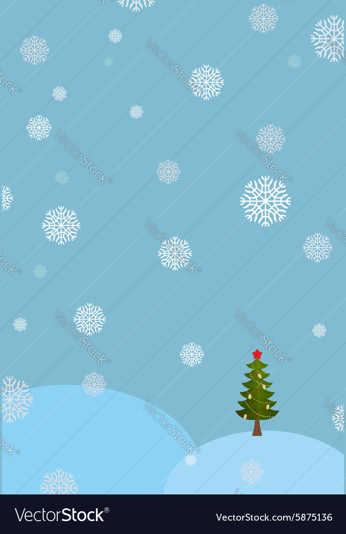 Winter landscape background snowdrifts Royalty Free Vector