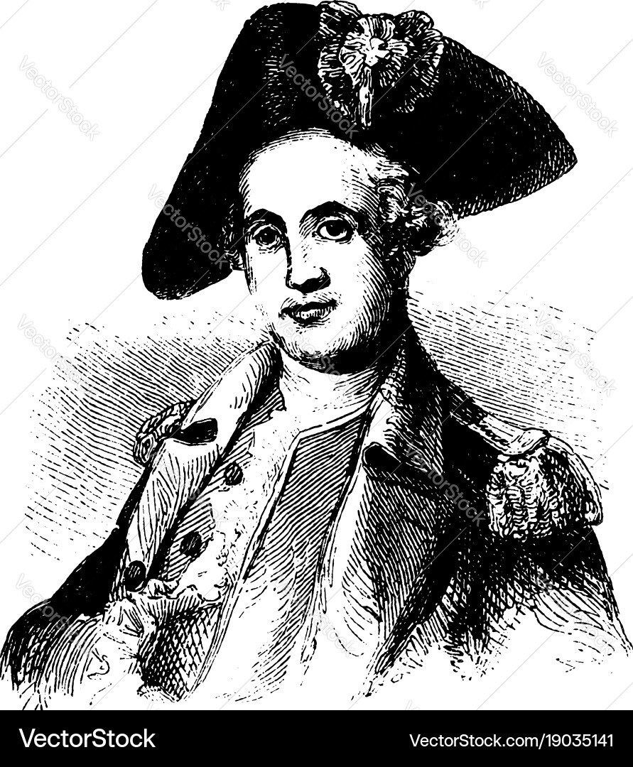 Mordecai gist vintage Royalty Free Vector Image