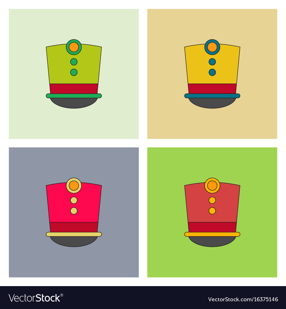 Magic hat set Royalty Free Vector Image - VectorStock