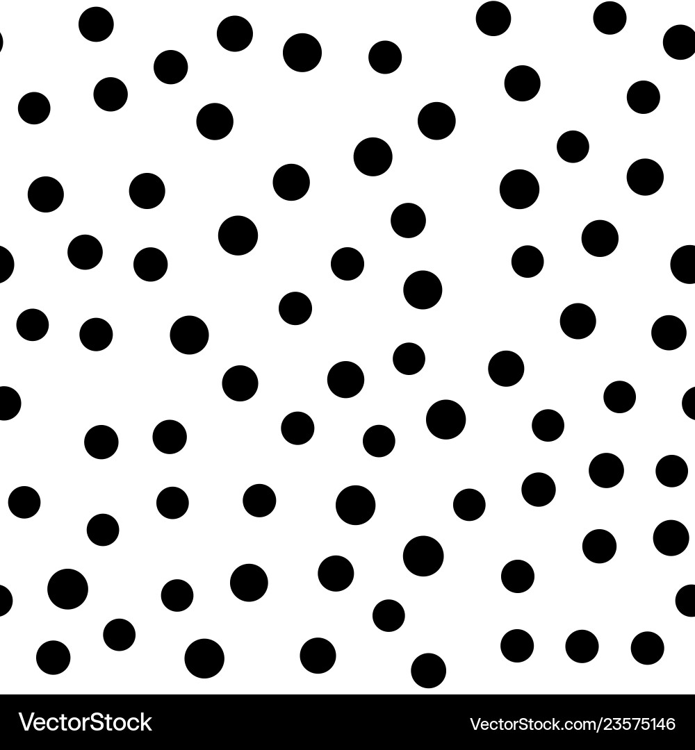 Random dotted seamless pattern simple geometric Vector Image