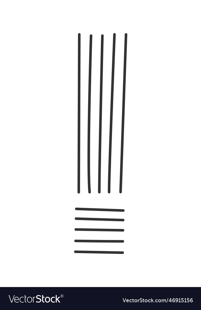 Comic exclamation mark Royalty Free Vector Image