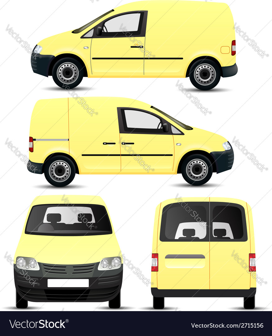 Mini Van Royalty Free Vector Image - VectorStock