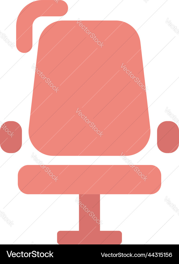 Office chair on a white background Royalty Free Vector Image