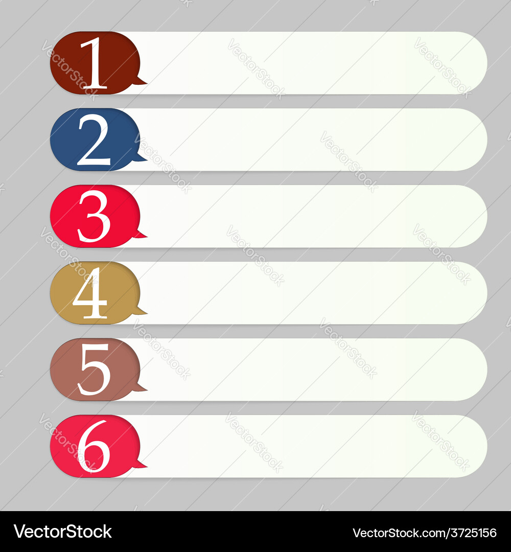 Vintage paper Long collections design Royalty Free Vector