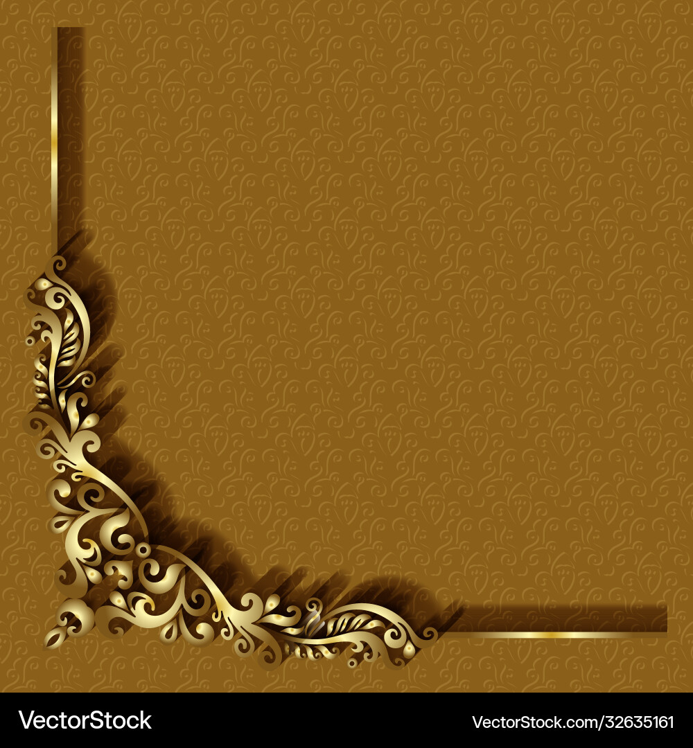 Abstract ornamental nature vintage frame Vector Image