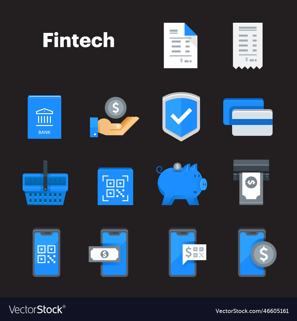 Fintech Royalty Free Vector Image - VectorStock