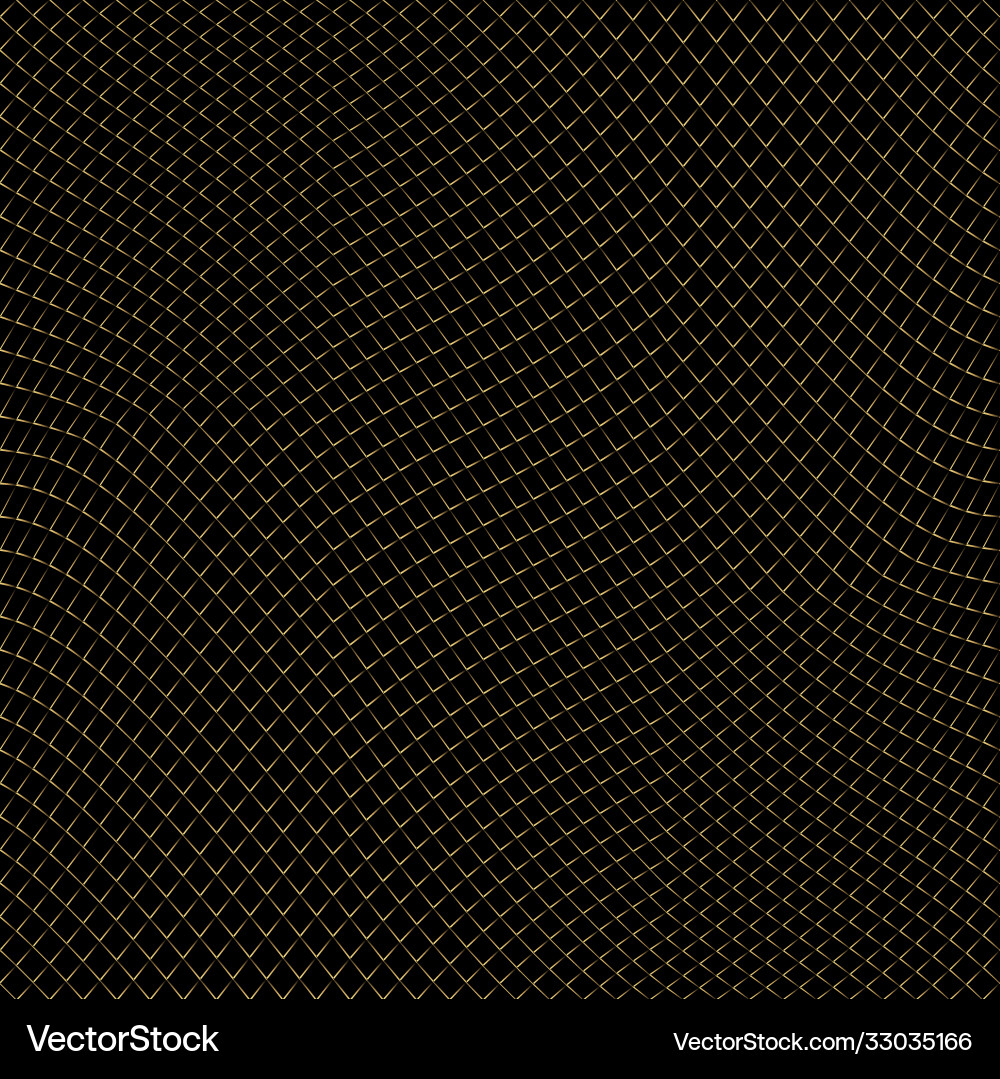Abstract gold color grid striped geometric Vector Image