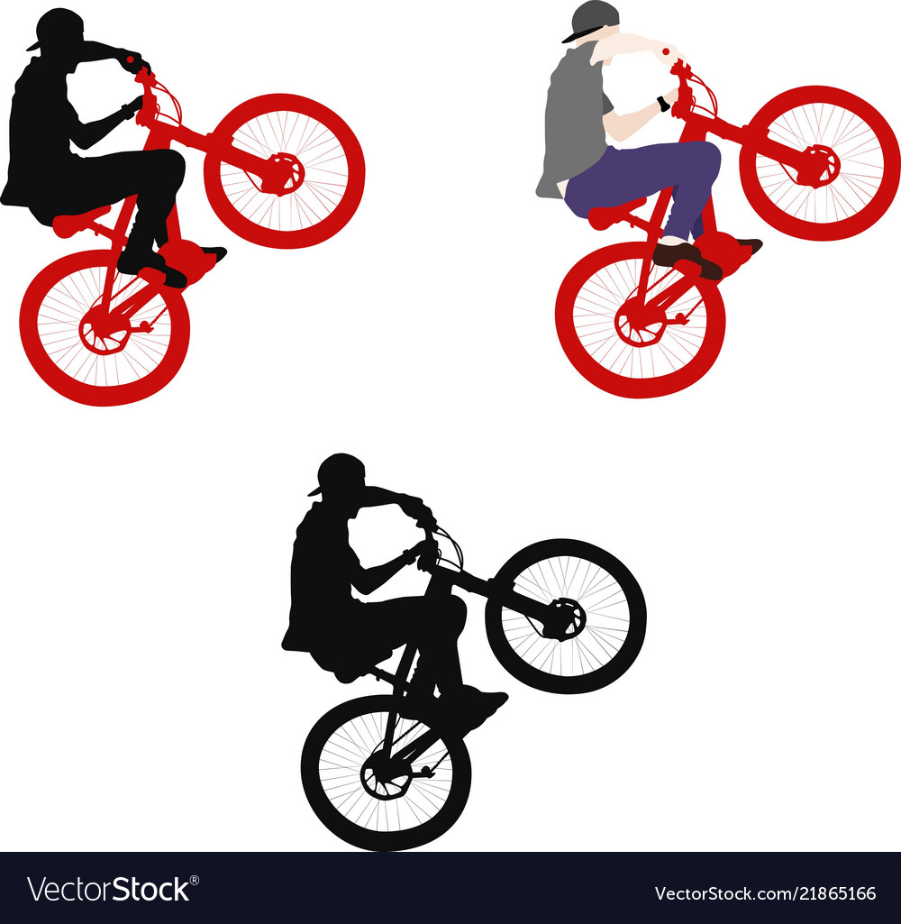 Cyclist Royalty Free Vector Image - VectorStock