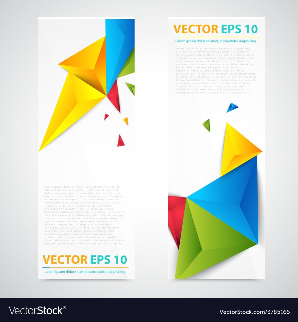 Flyer template header design Royalty Free Vector Image
