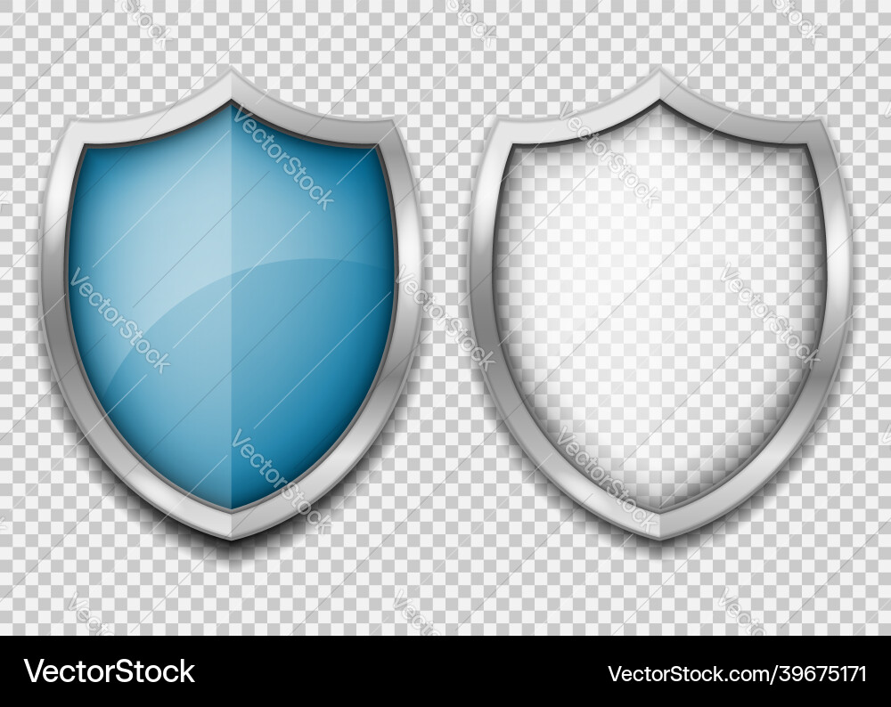 Protection shield concept safety badge icon Vector Image