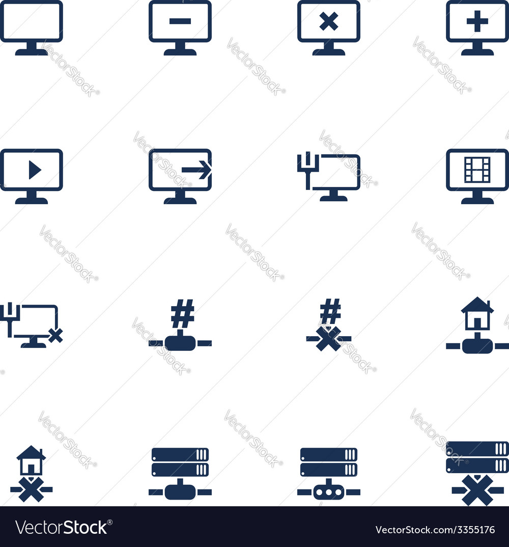 Icons Royalty Free Vector Image - VectorStock
