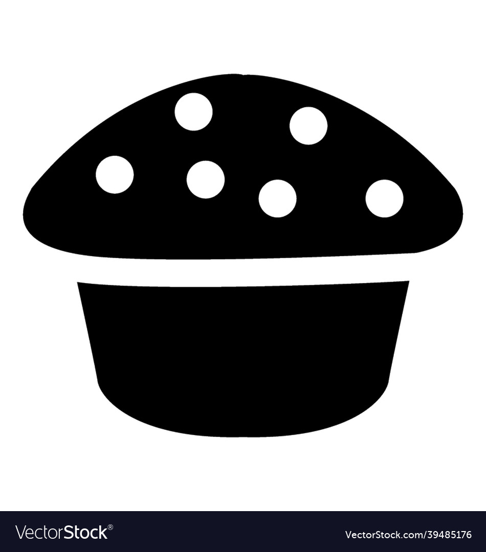 Muffin Royalty Free Vector Image - VectorStock