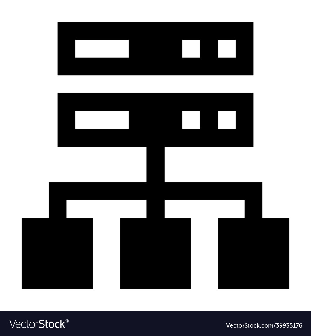 Server hub Royalty Free Vector Image - VectorStock