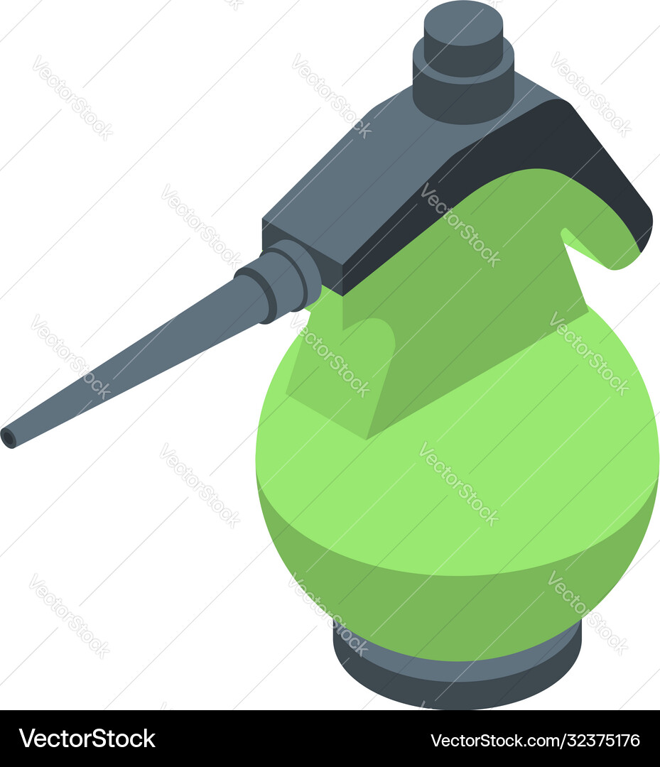 Wet steam cleaner icon isometric style Royalty Free Vector