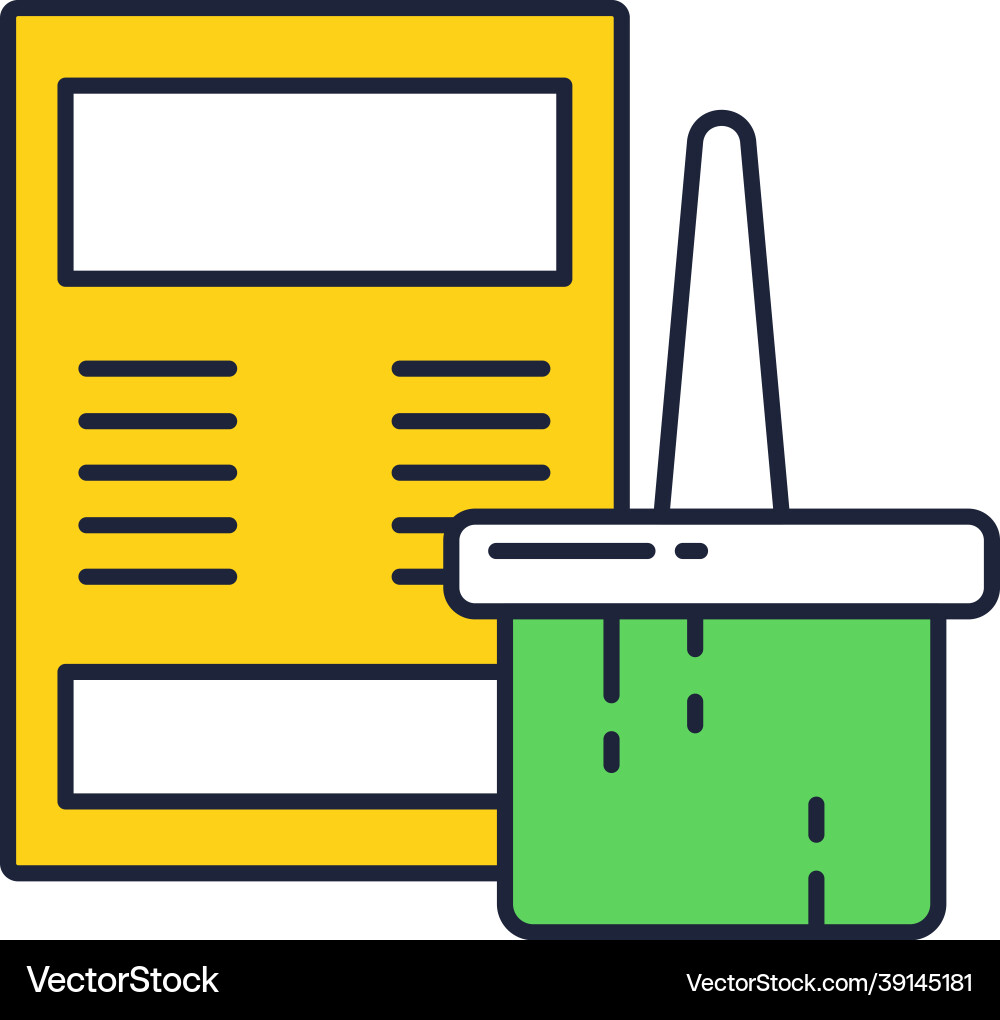 Rebrand icon flat web rebranding design Royalty Free Vector