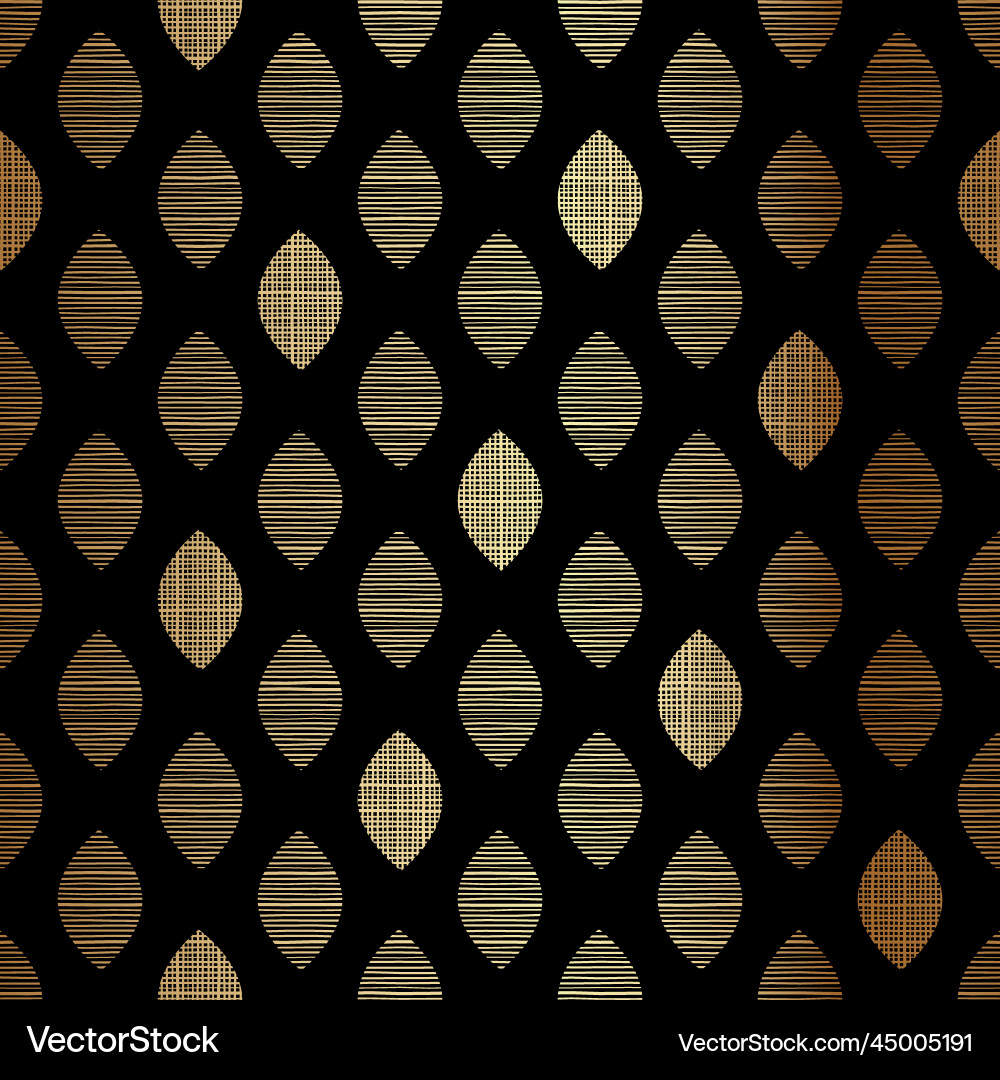 Gold texture geometric seamless pattern design Vector Image
