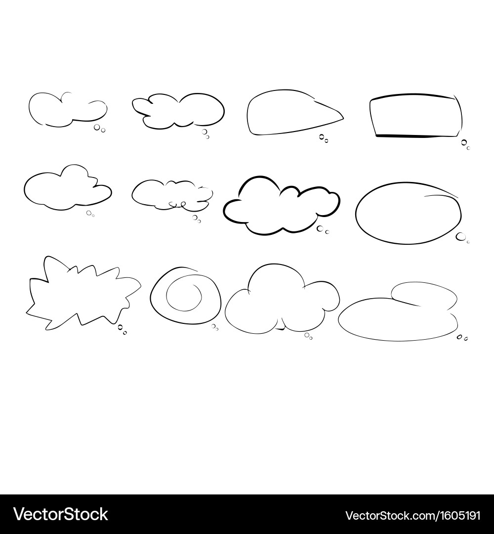 Speak Cloud Royalty Free Vector Image Vectorstock