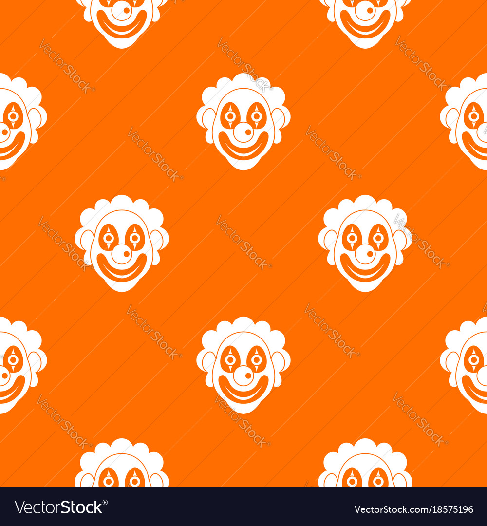 Clown pattern seamless Royalty Free Vector Image
