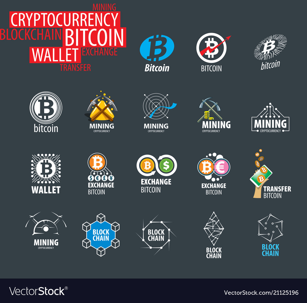 Icon set for cryptography Royalty Free Vector Image