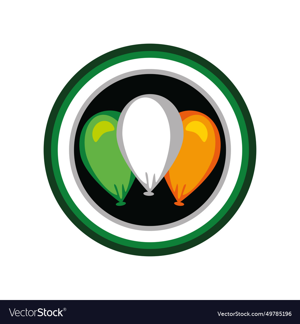 Saint patricks day balloons Royalty Free Vector Image