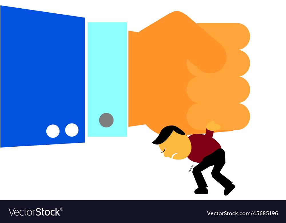 Simple for intimidation Royalty Free Vector Image