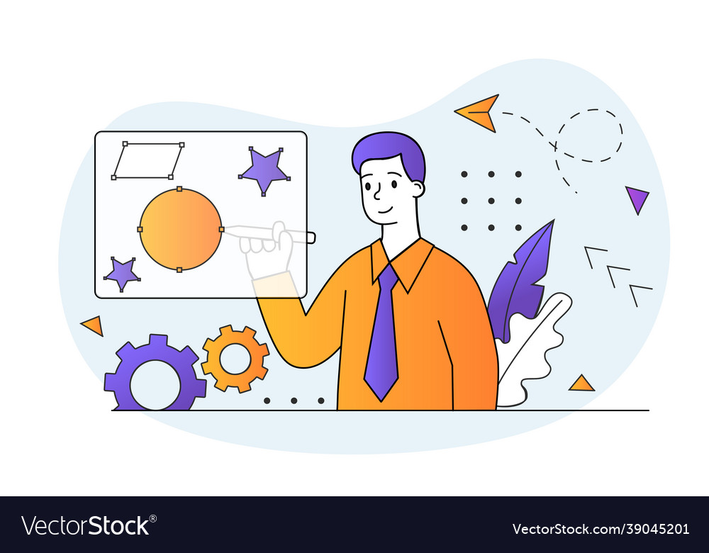 Creative profession concept Royalty Free Vector Image