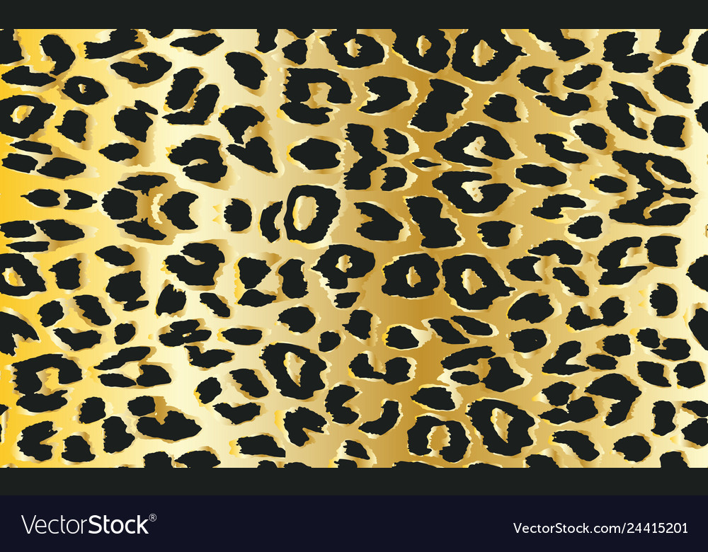 Seamless pattern leopard Royalty Free Vector Image