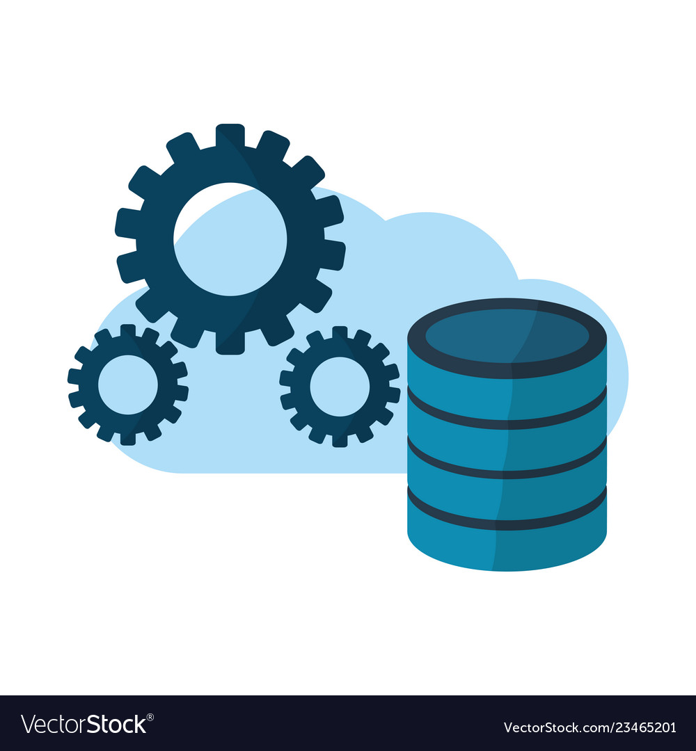 Technology computing support cartoon Royalty Free Vector