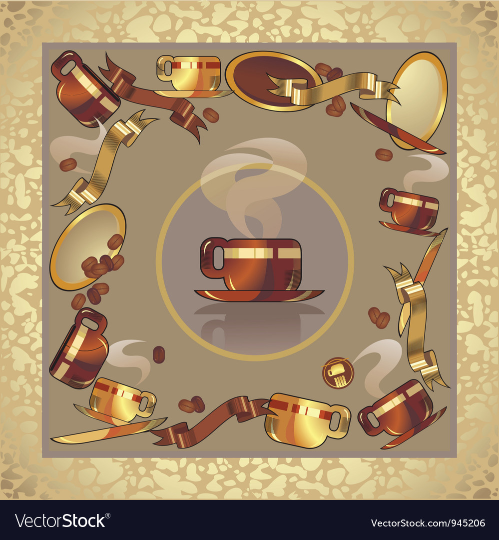 Background coffee Royalty Free Vector Image - VectorStock