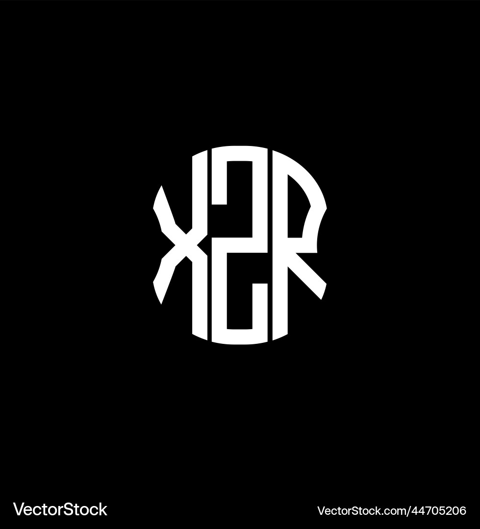 Xzr letter logo abstract creative design xzr Vector Image