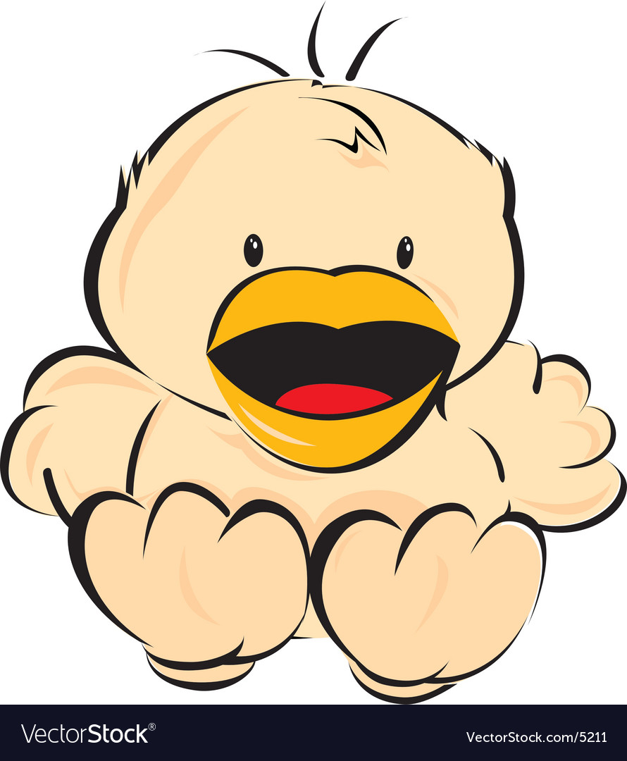 Funny Duck Royalty Free Vector Image Vectorstock