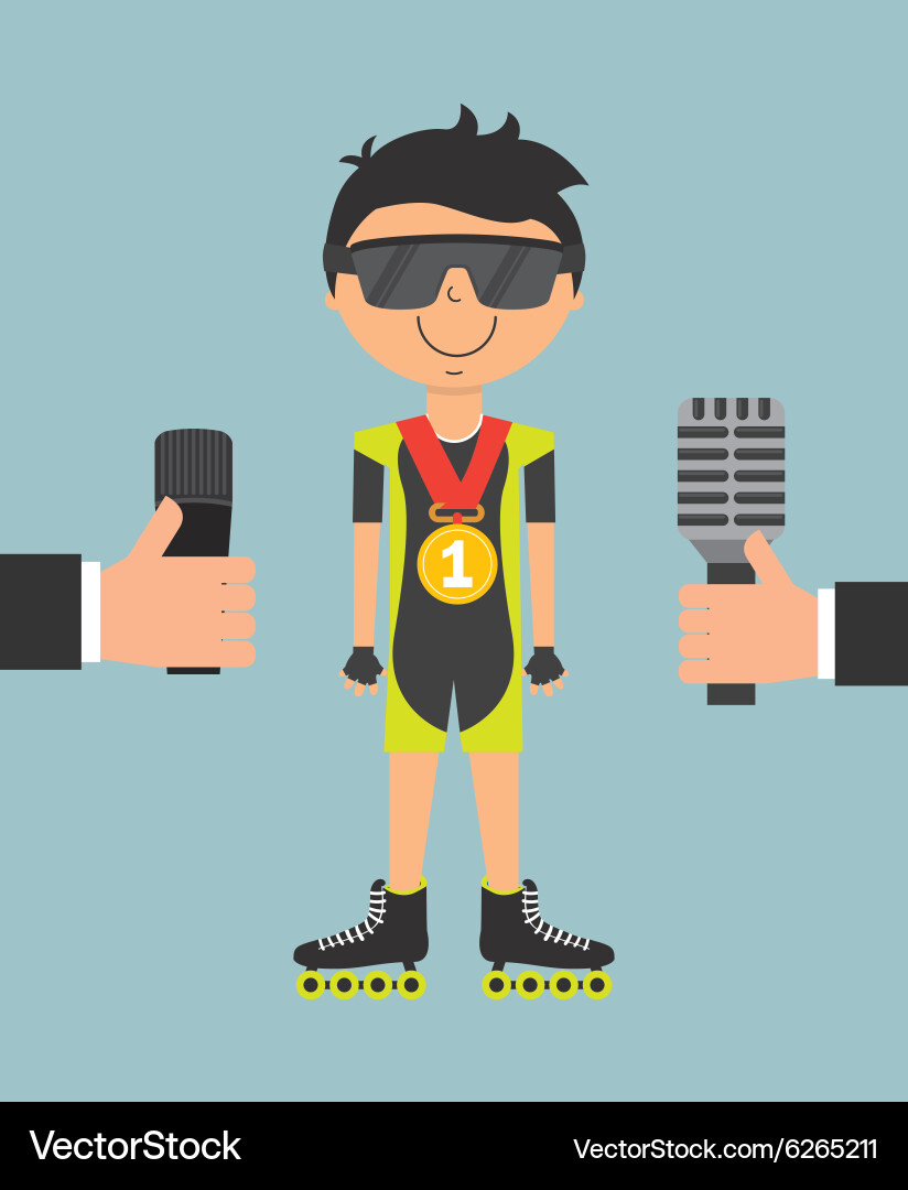 Sports news Royalty Free Vector Image - VectorStock