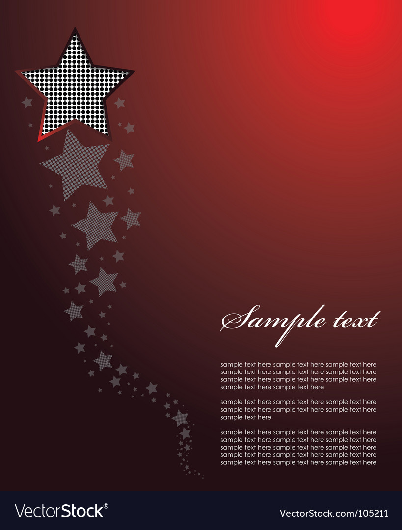 Star backgrounds Royalty Free Vector Image - VectorStock