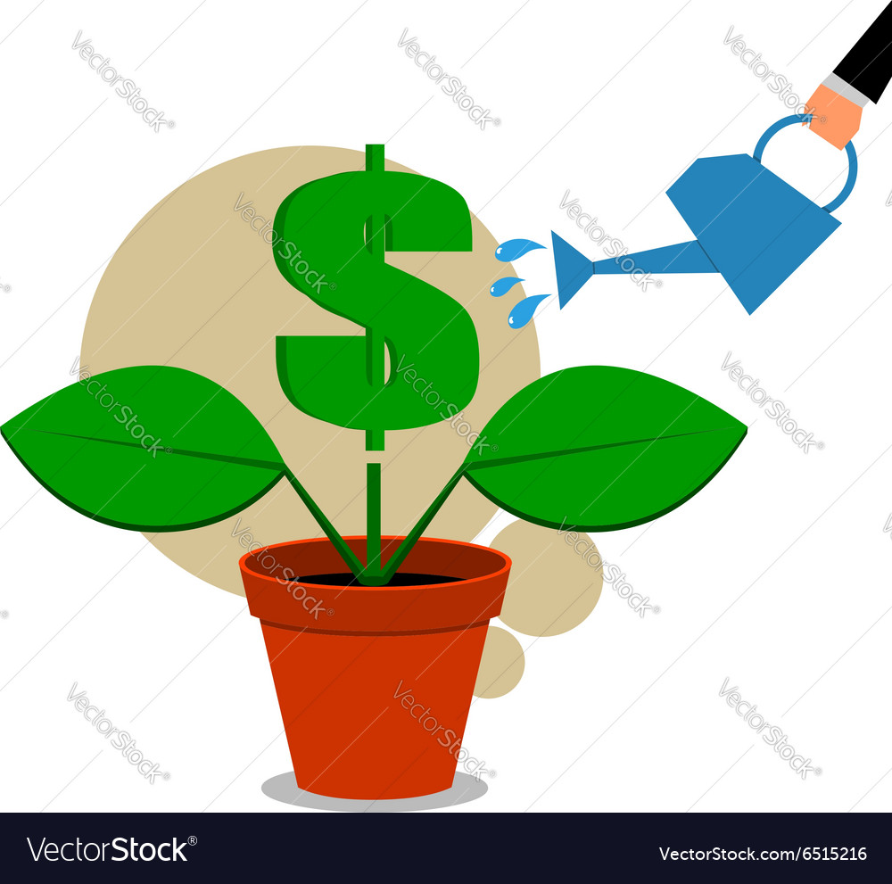 Dollar tree Royalty Free Vector Image - VectorStock