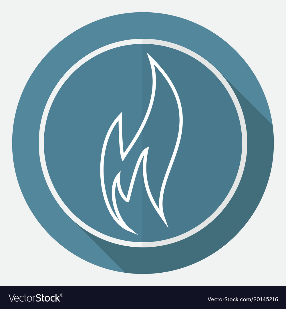 Fire icon Royalty Free Vector Image - VectorStock
