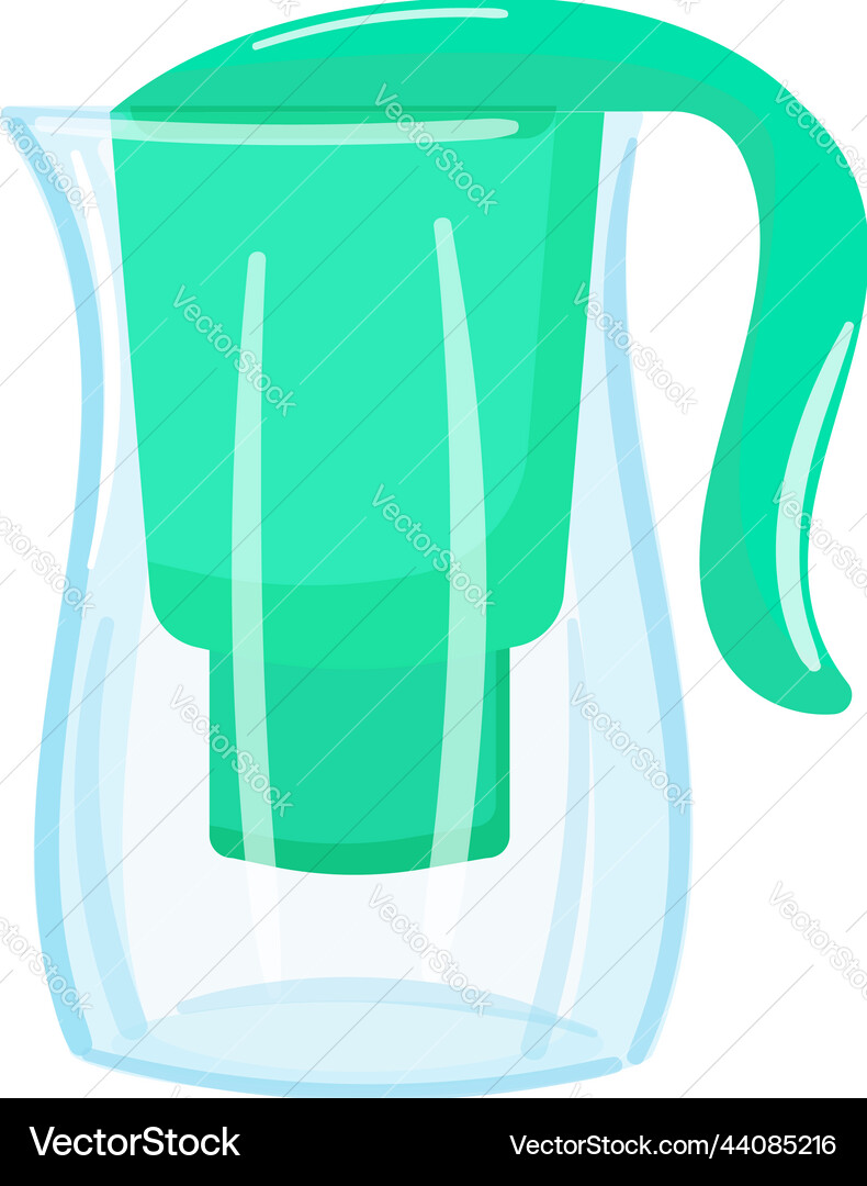 Water jug filter icon cartoon purification system Vector Image
