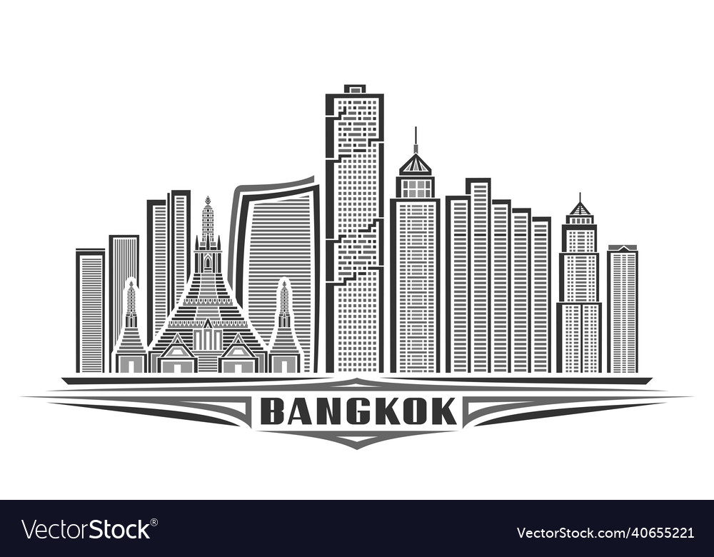 Bangkok Royalty Free Vector Image - VectorStock