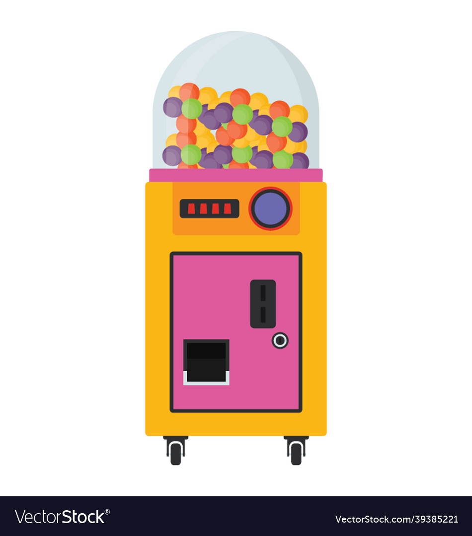 Candies machine Royalty Free Vector Image - VectorStock