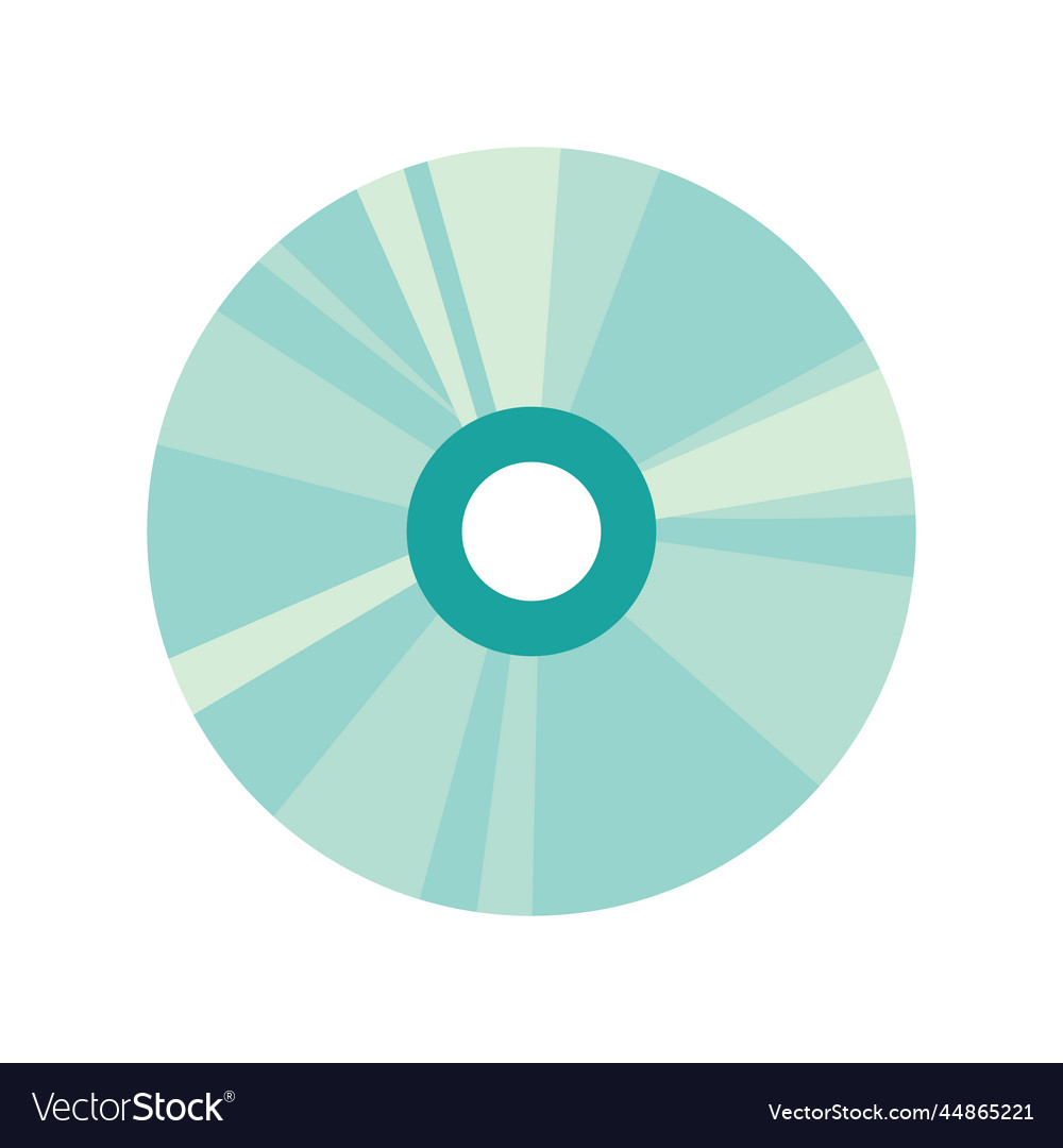 Compact disc design Royalty Free Vector Image - VectorStock