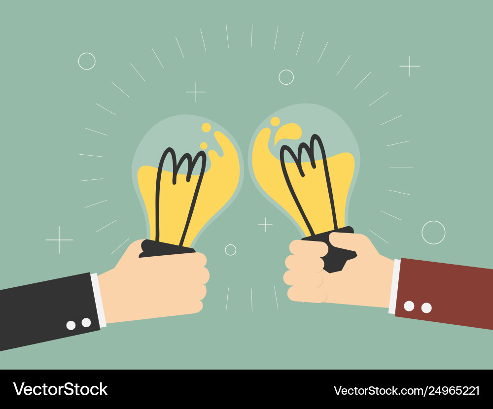 Concept brainstorming Royalty Free Vector Image