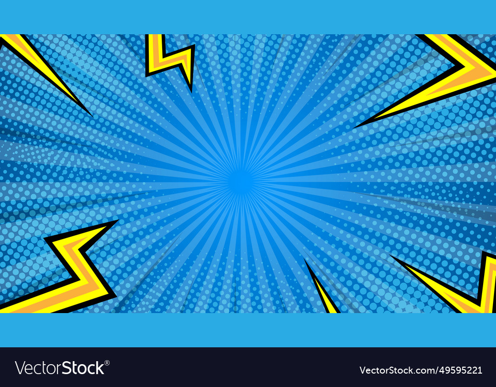 Fight background comic style design Royalty Free Vector