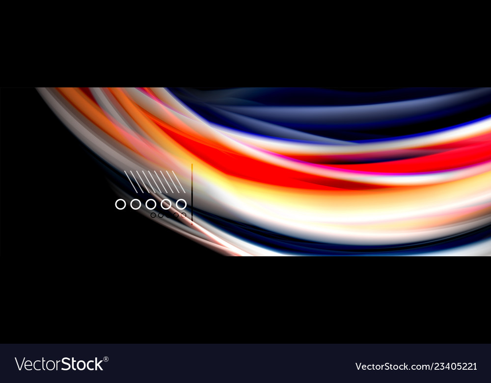 Fluid liquid wave pattern Royalty Free Vector Image