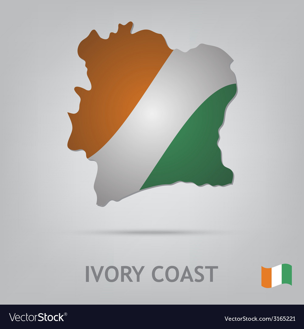 Ivory coast Royalty Free Vector Image - VectorStock
