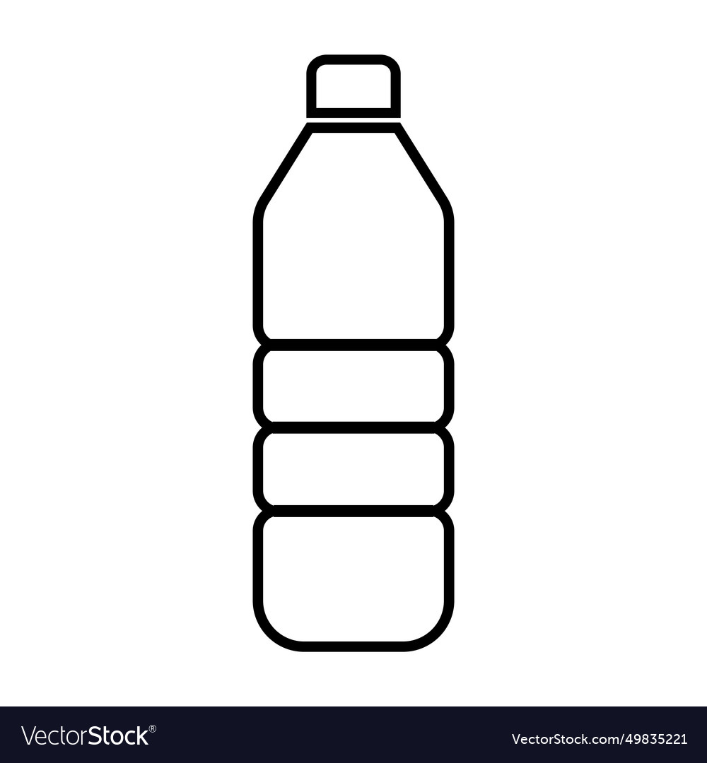 Plastic bottle icon Royalty Free Vector Image - VectorStock